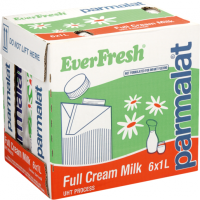 PARMALAT FULL CREAM MILK 6X1LT - Hoxies