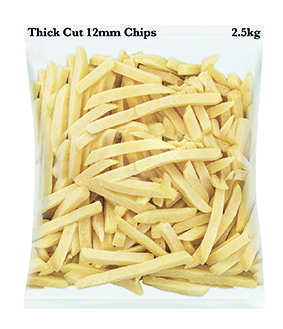 CHIPS 12MM NATURES THICK CUT 4x2.5KG - Hoxies